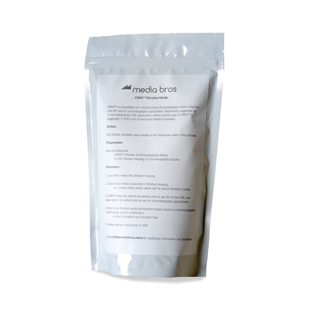 Silica Gel 60A Filter Media (CRC) for BHO/Ethanol Extraction – Media Bros
