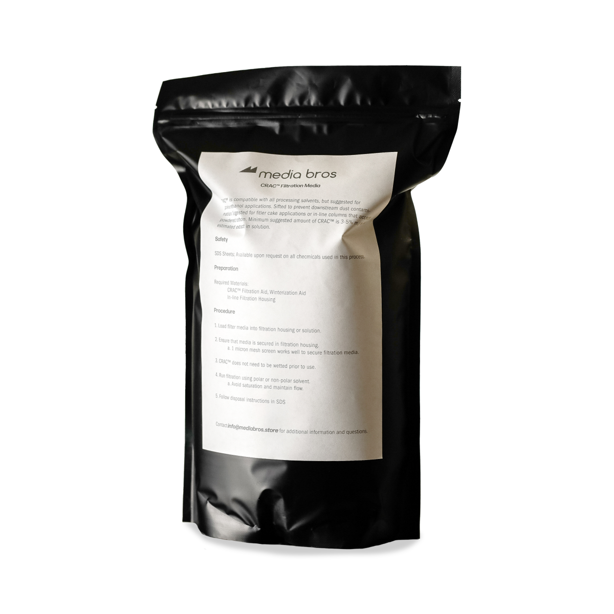 CRAC™ Filter Media (CRC) for Ethanol Extraction – Media Bros